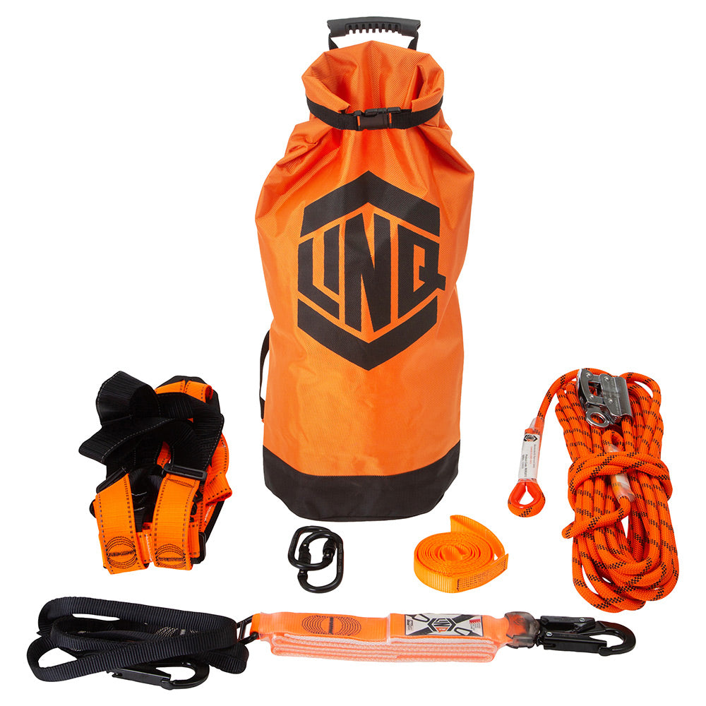 LINQ Essential Standard Roofers Kit: 15m Rope (Size M/L) – Active Safety