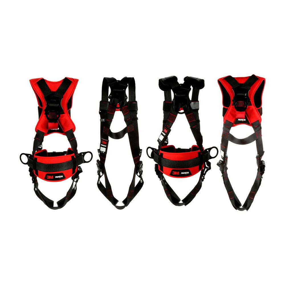 3M Protecta P200 All Purpose Harness with Padding, Red/Black – Active ...