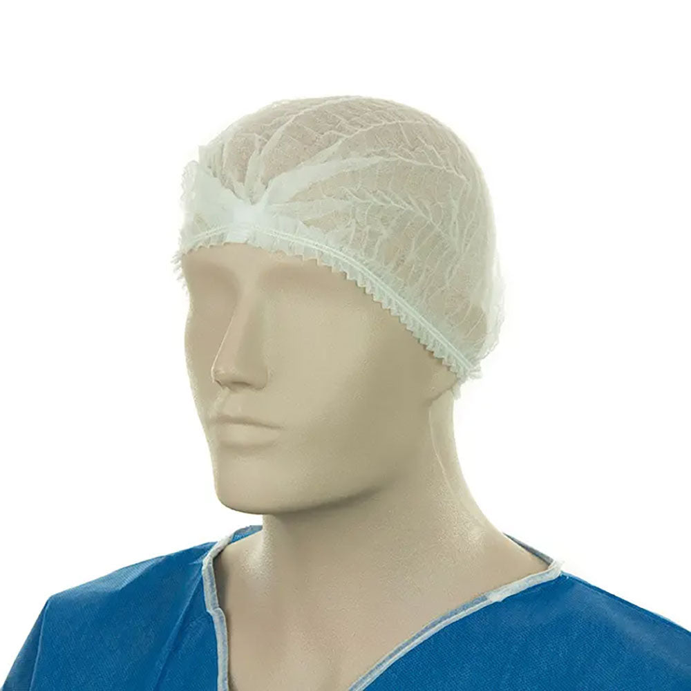 Bastion Disposable Clip Hat, 21" White: Carton/1000 – Active Safety