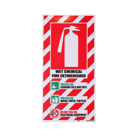 Fire Extinguisher Sign: Wet Chemical – Active Safety