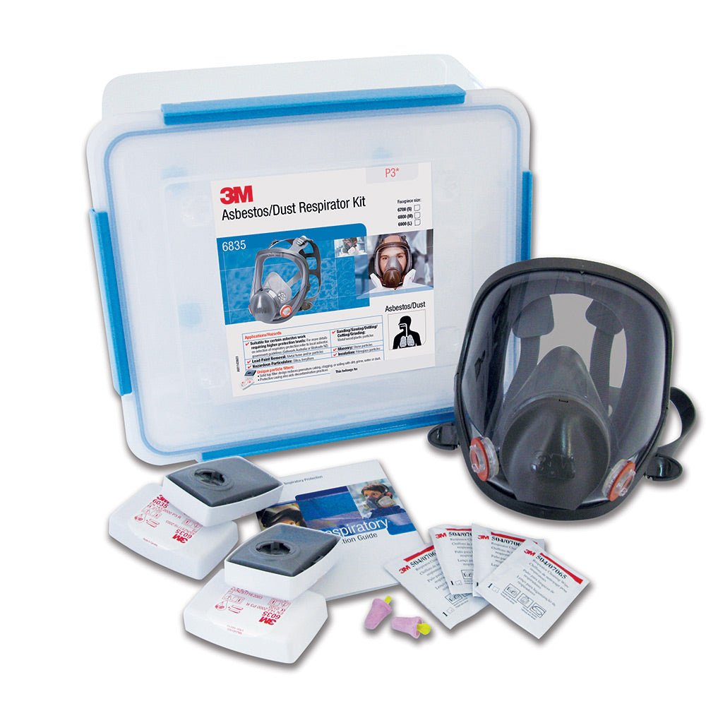 3M 6835 Asbestos/Dust Respirator Kit, P3 (Large) – Active Safety
