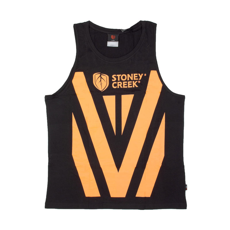 Stoney Creek Loud and Proud Singlet, Black/Orange – Active Safety