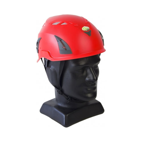 Qtech Shield Helmet Industrial Vented: Red – Active Safety