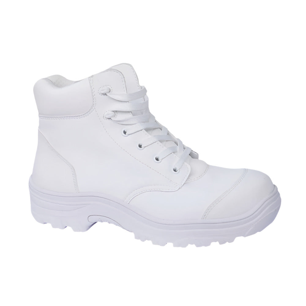 Paraflex White Ankle Lace Up Safety Boot – Active Safety