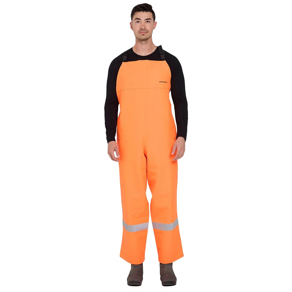 Kaiwaka Stormforce Taped Bib Overtrousers, Orange – Active Safety