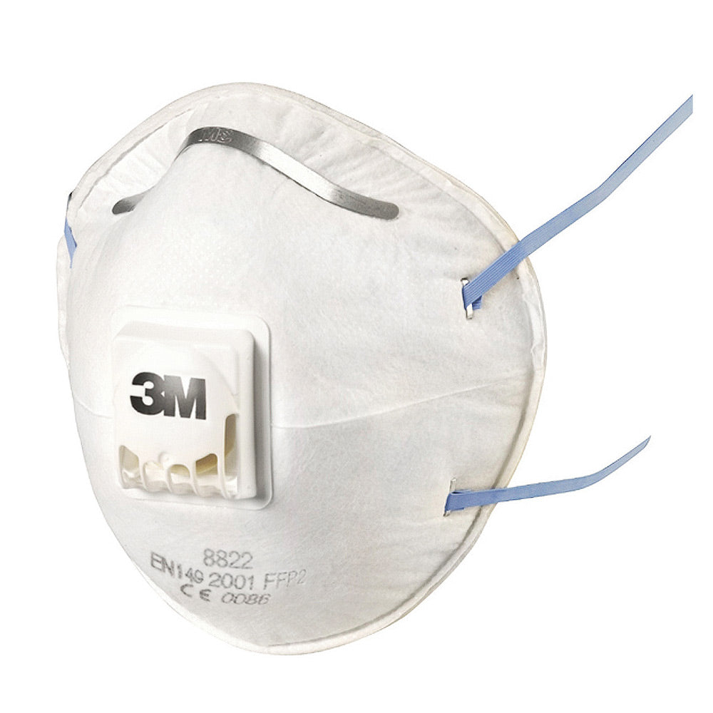 3M 8822 P2 Valved Respirator: Box/10 – Active Safety