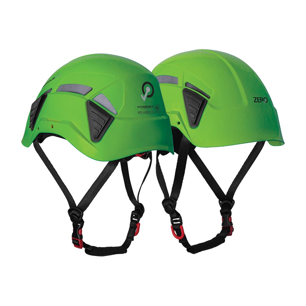 Zero Pinnacle Vent Multi Impact Helmet: Green – Active Safety